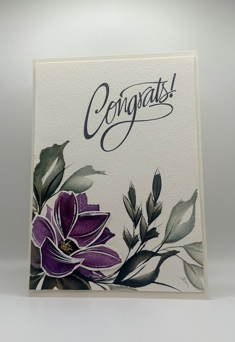 Canadian Artist - Congratulations - Original #6437 – Sincerely Yours ...