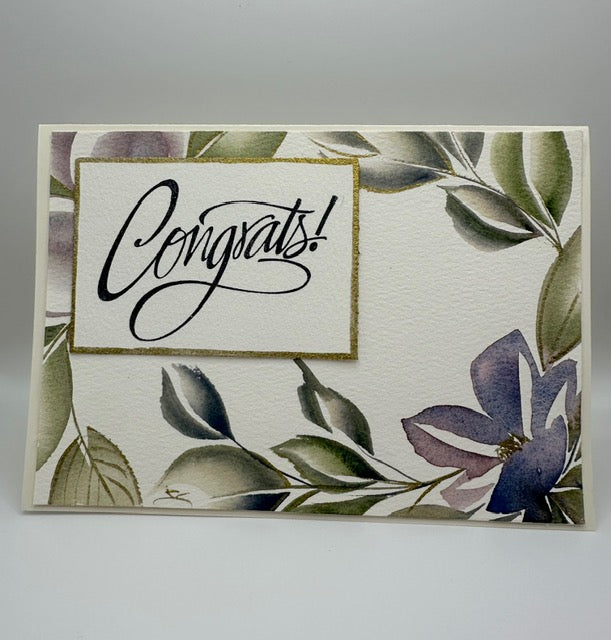 Canadian Artist - Congratulations - Original #9682 – Sincerely Yours ...
